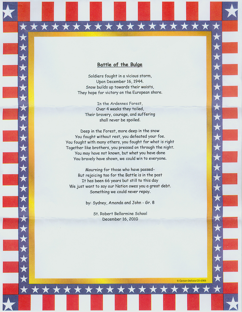 March | 2011 | Battle of the Bulge Association®